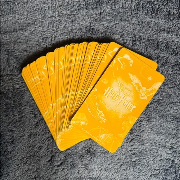 Toys | Harry Potter Yellow Playing Cards | Poshmark